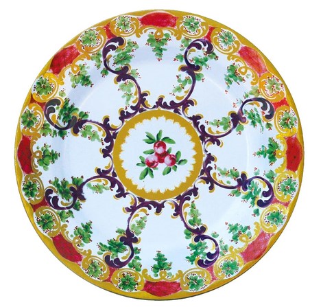 Fruits: Ashmolean Museum - Worcester Vine & Berry - Tin Plate