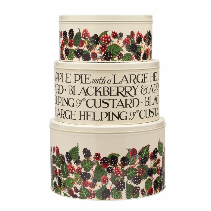 Fruits: Emma Bridgewater - Blackberries Set of 3 Cake Tins