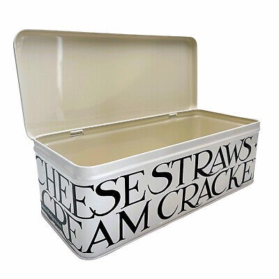 Black/Rainbow Toast: Emma Bridgewater - Black Toast - Hinged Cracker Tin