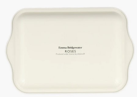 Flowers: Emma Bridgewater - Roses and Words - Small Tin Tray