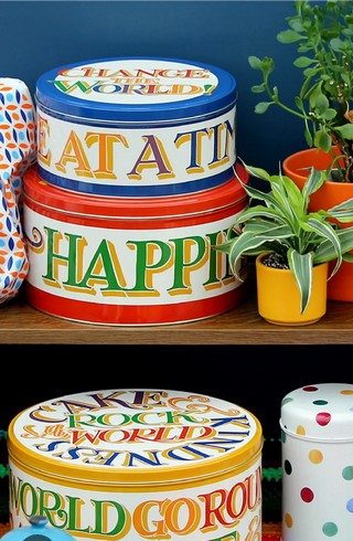 Novelty Tins: Emma Bridgewater - Brighter World - Set 3 Cake Tins
