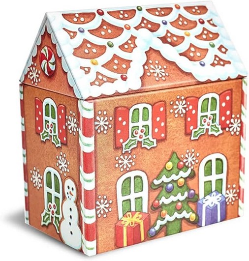 Novelty Tins: Dana Kubick - Gingerbread House - Large
