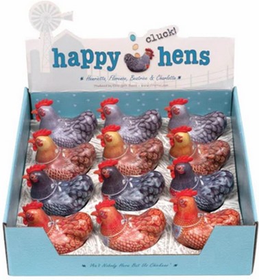 Specials: Elite - Happy Hens - Display Box 24 Tin Hens