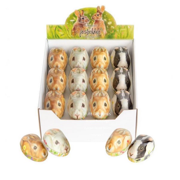 Display Boxes: Jo Stockdale - Rabbit tins -Display box of 24