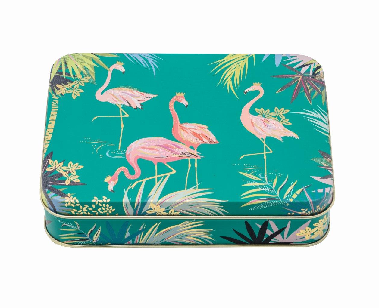 Animals: Sara Miller - Jungle Animals - Small Rectangle Tin