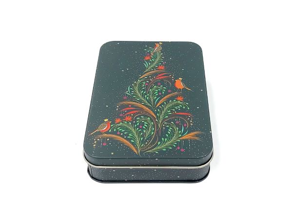 Christmas: Sara Miller - Christmas Robins in PineTree - Small Rectangle